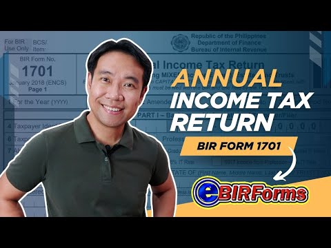 How to File Annual Income Tax Return 1701 via eBIR Forms (Mixed Income Earner | Graduated Rates)