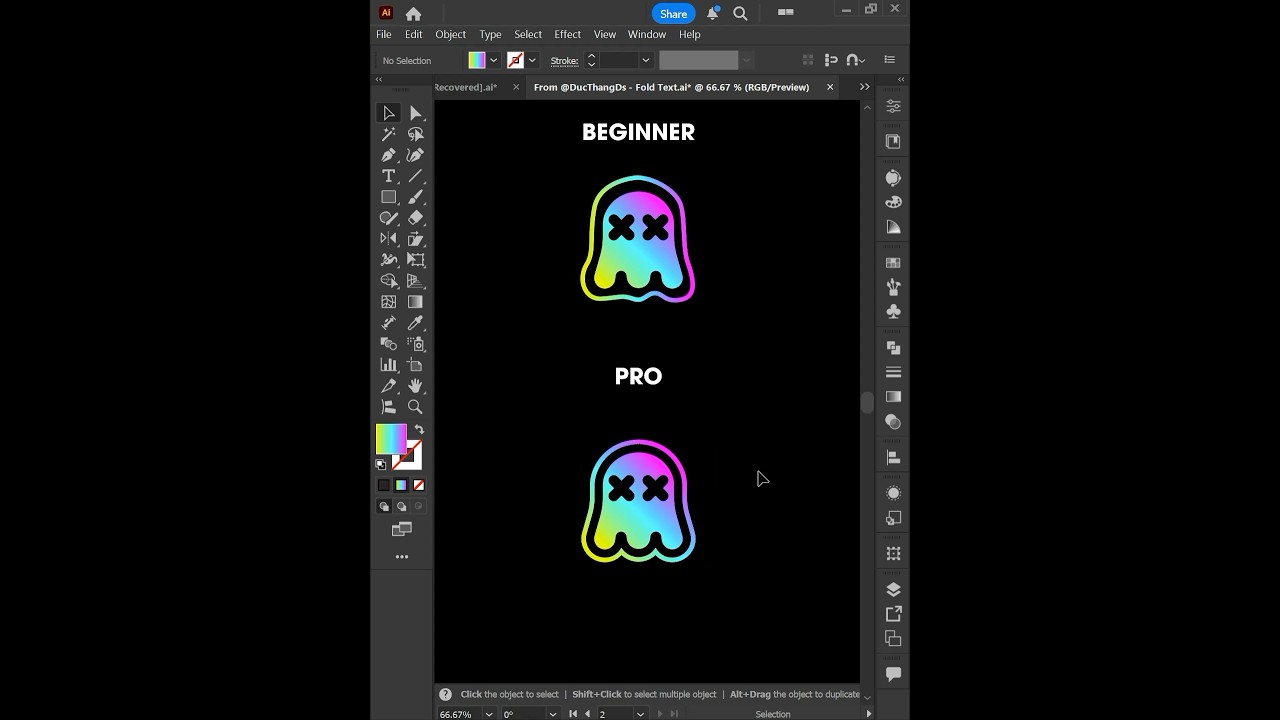 Adobe Illustrator 2025 - Tips for using Offset Path create Contour Gradient like a PRO #ducthangds
