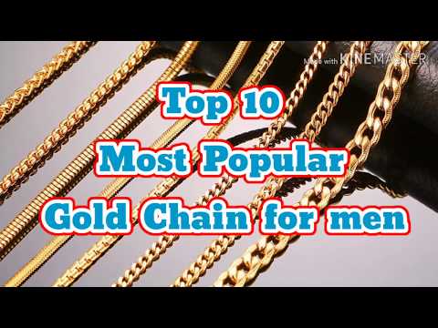Top 10 Most Popular Gold Chain for Men | Different Names and Types of Gold Chain Designs