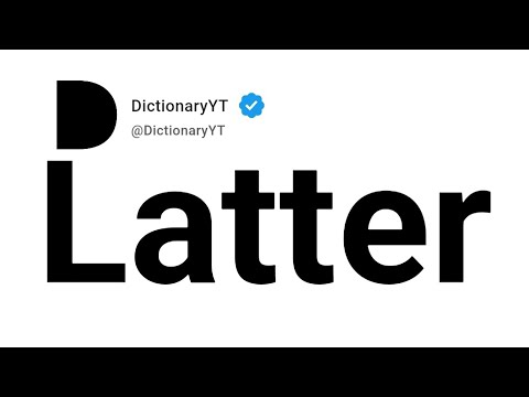 Latter Meaning In Marathi