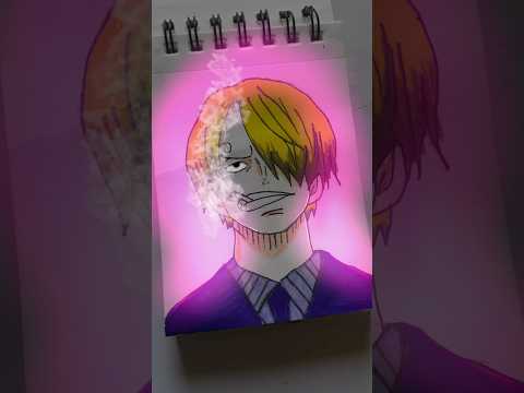Drawing sanji drawing || One piece character drawing || anime drawing | #zoro #anime #shorts #art