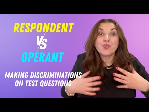 Dana Do's: Tips for Discriminating Operant vs. Respondent Behavior on Exam Questions