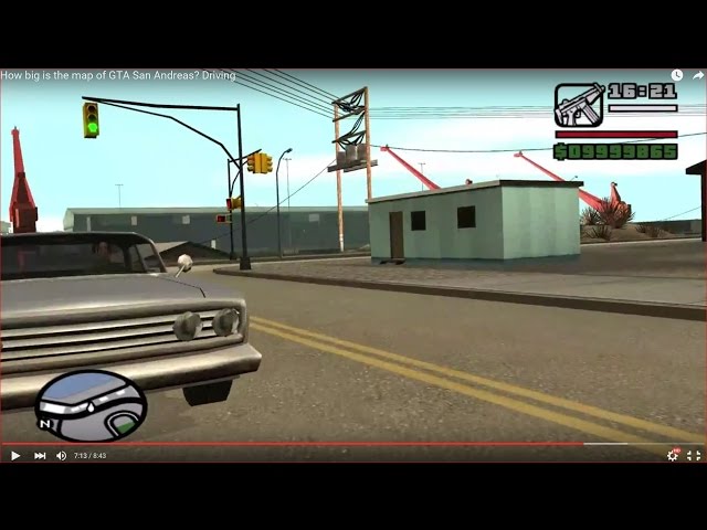 Ranking the maps in the GTA series in order of size