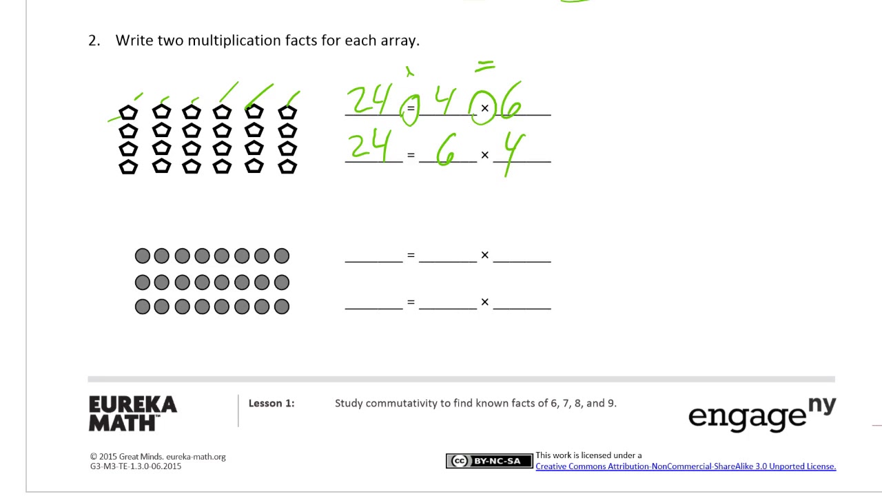 lesson 1 homework module 3 grade 3
