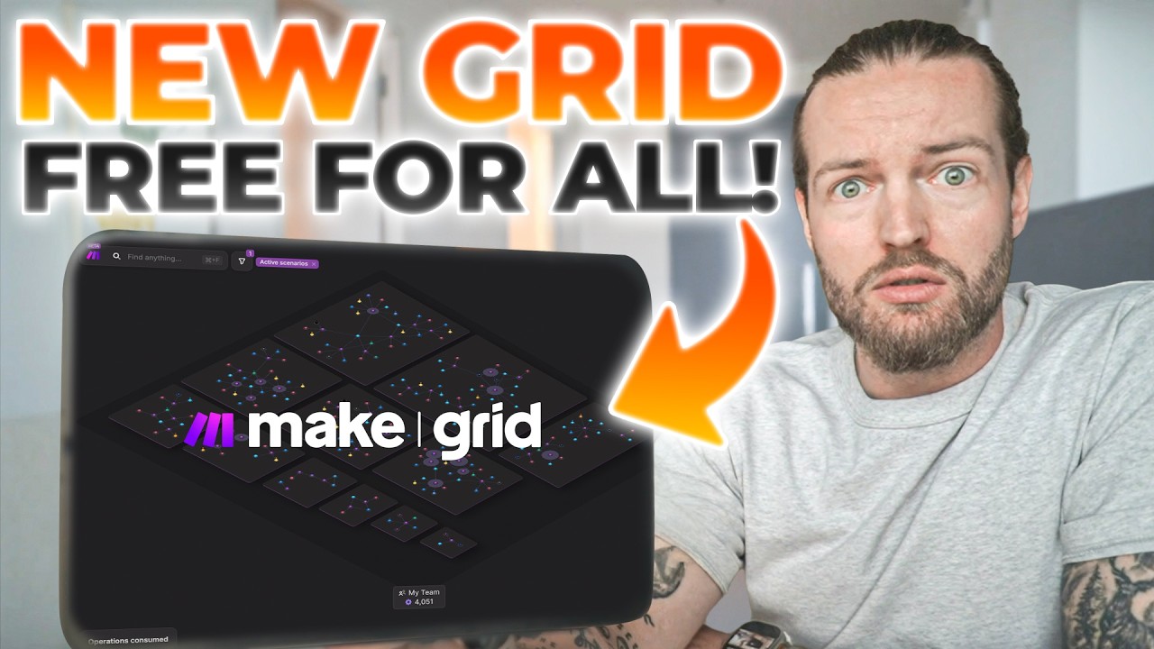 Make.com GRID, a 3D visualization of your no-code automation landscape - Showcase - three.js forum