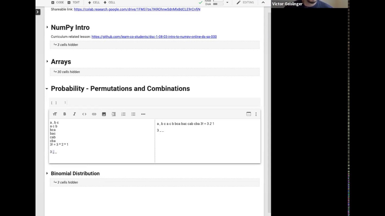 Intro to Factorials, Permutations, & Combinations - Data Science M1S08 [2019-04-03]