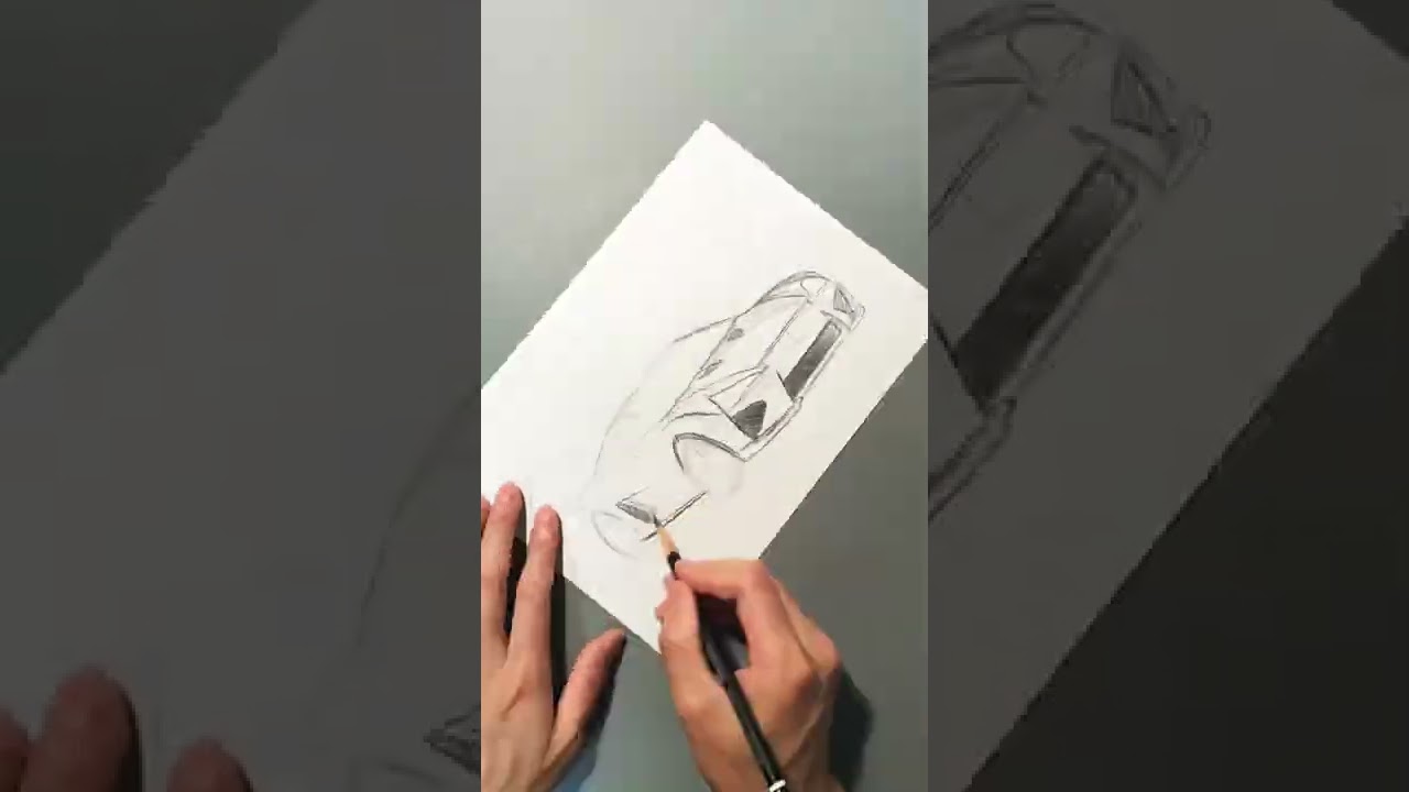 LEXUS LFA #pencildrawing #short