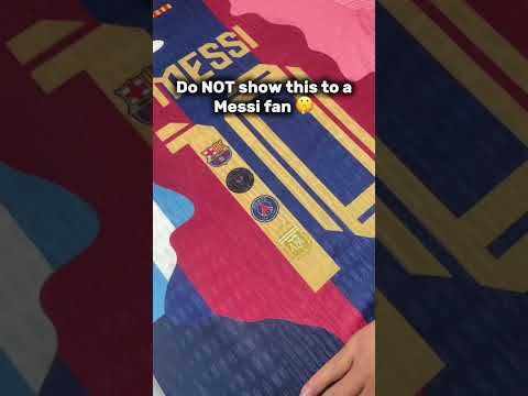 Do NOT show this to a messi fan 🤫 #messi #jersey #futbol