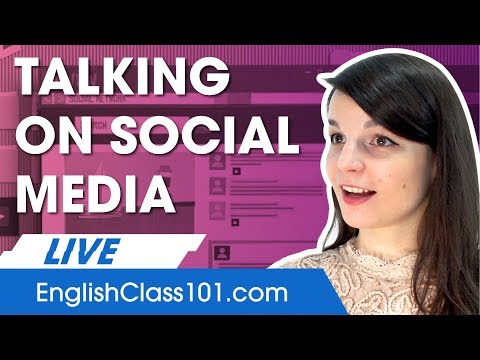 How to Talk on Social Media in English - Basic English Phrases