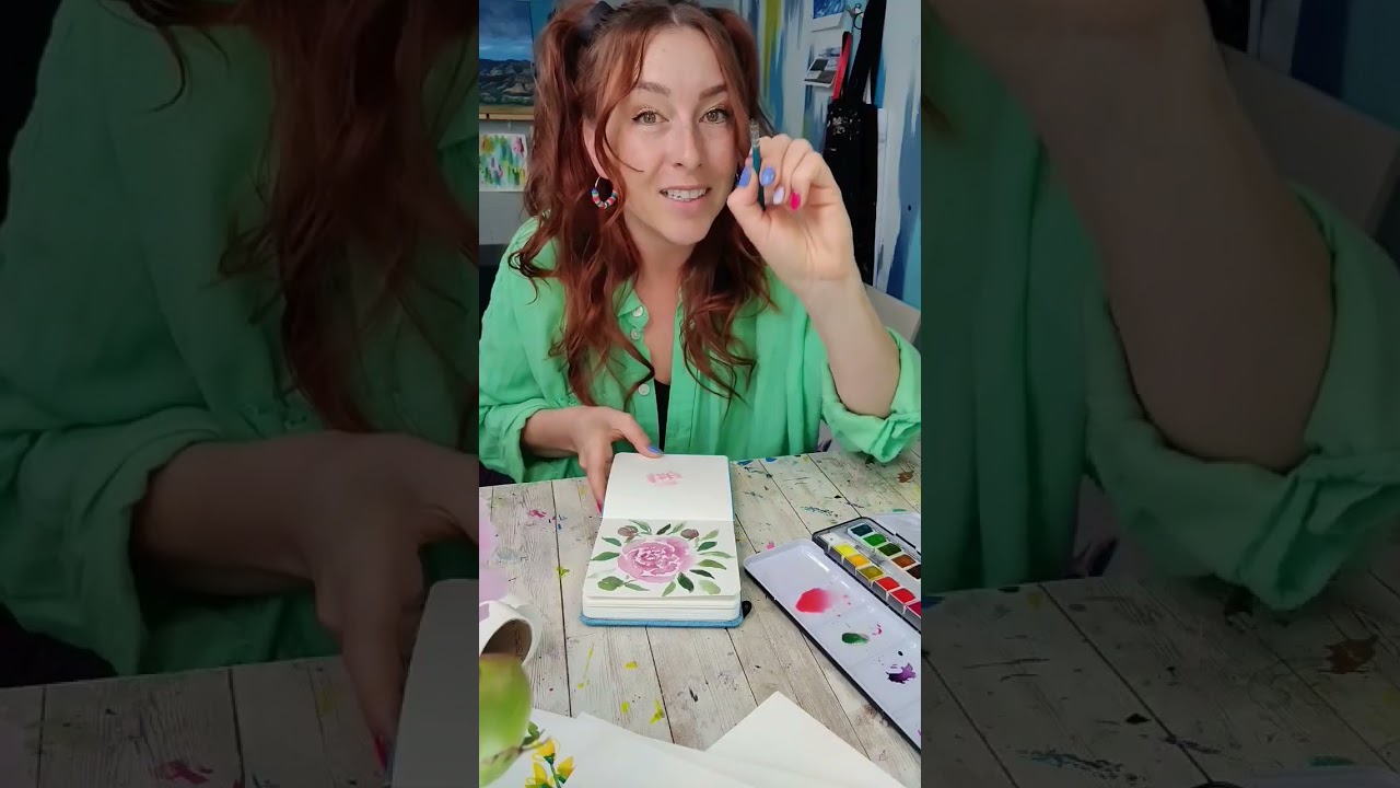 If at first you don't succeed, try again...or 20 times like me 😂 #peony #watercolor