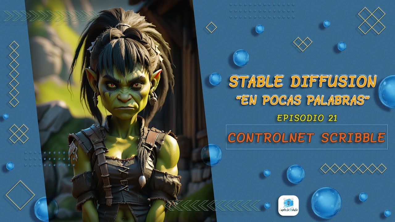 Episodio 21 - Diviértete con CONTROLNET SCRIBBLE - Automatic1111 - UI Forge