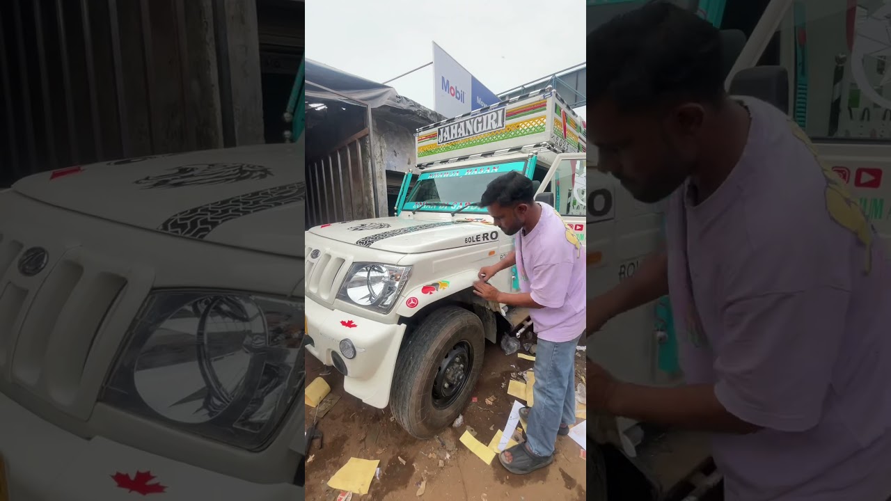 Bolero pickup modified #automobile #scorpio #thar #luxury #pickup #trending #driver #tattoo #art #yt