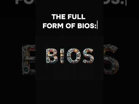 Full Form of BIOS in 5 Seconds #coding #cpu #fullform #tech