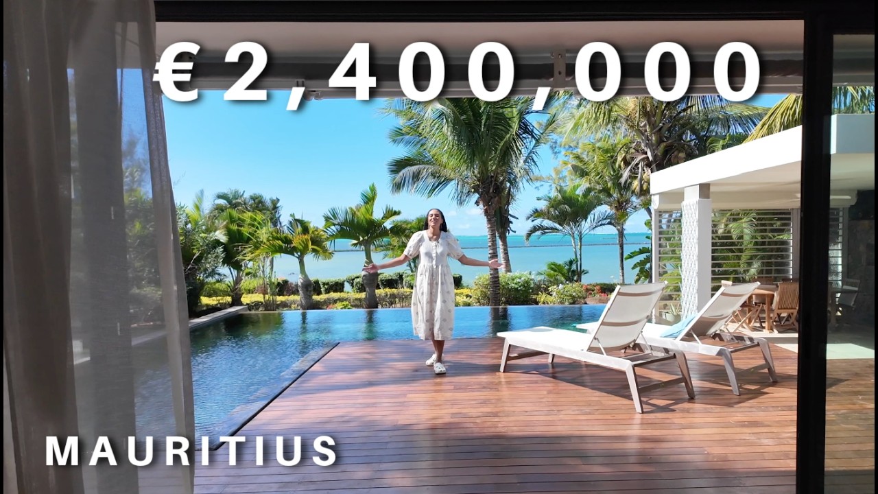 Inside a €2.4M Luxury Villa in Mauritius – Private Pool & Beach