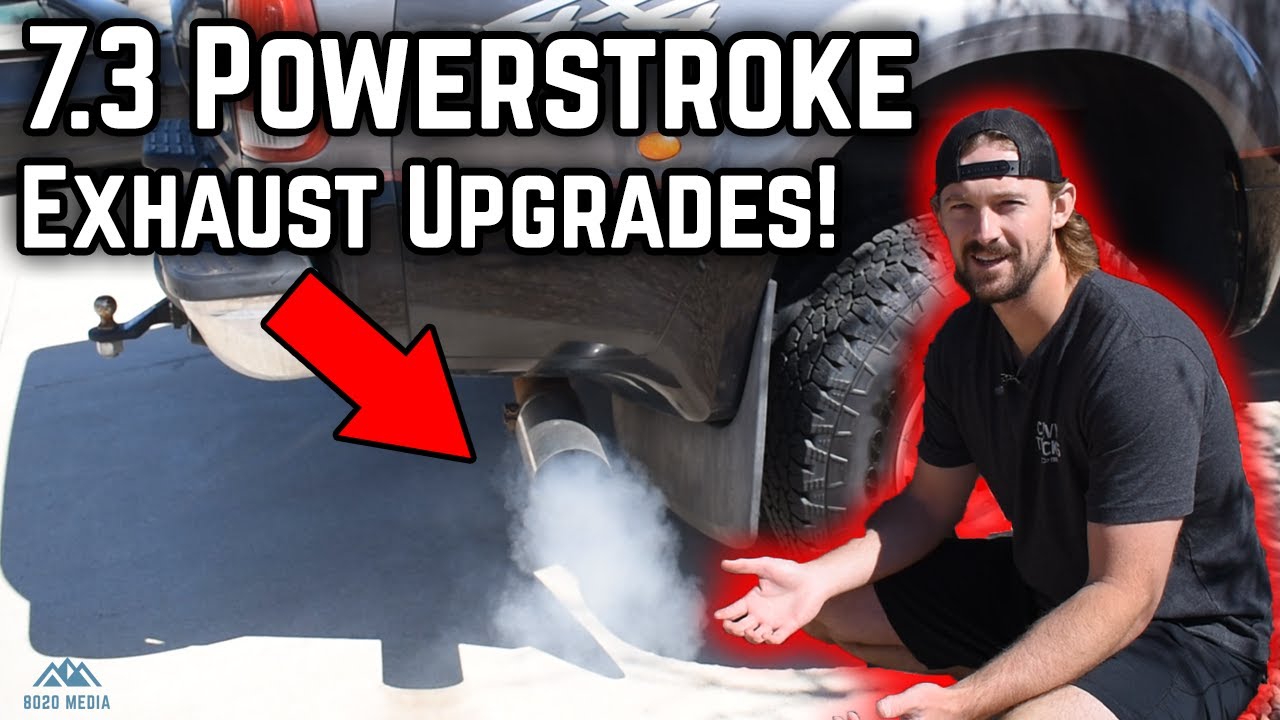 Ford 7.3 Powerstroke Upgraded Exhaust Benefits!