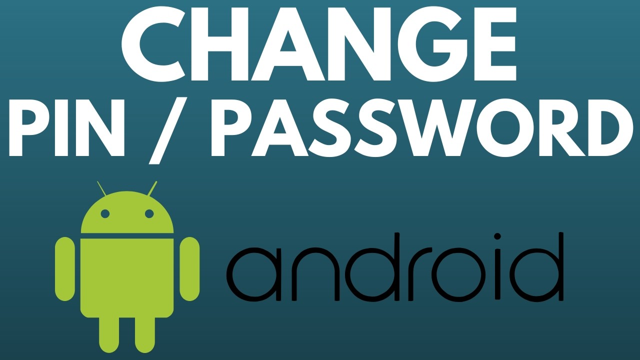 How to Change Pin / Password on Android - 2025