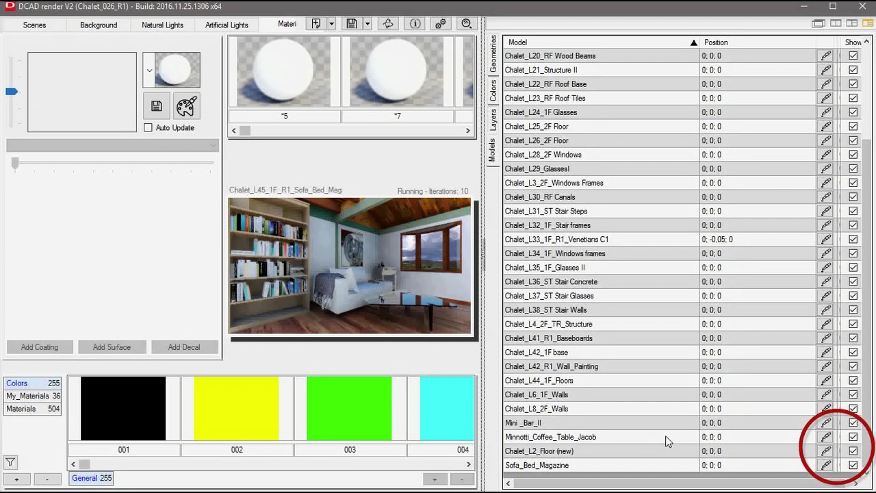 DCAD render Tutorial 006 Inserting Objects