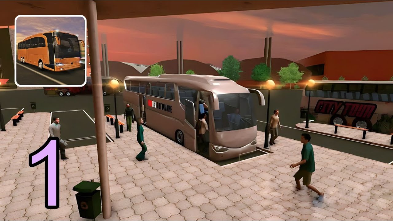 Coach Bus Simulator | First look gameplay (Android)