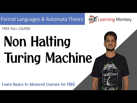 Non Halting Turing Machine || Lesson 90 || Finite Automata || Learning Monkey ||