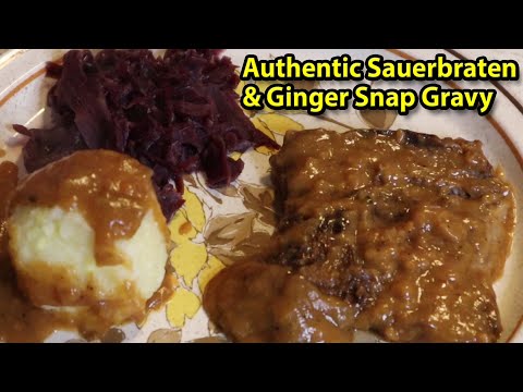 HOW TO MAKE AUTHENTIC SAUERBRATEN WITH GINGERSNAP GRAVY | Julie's Kitchen