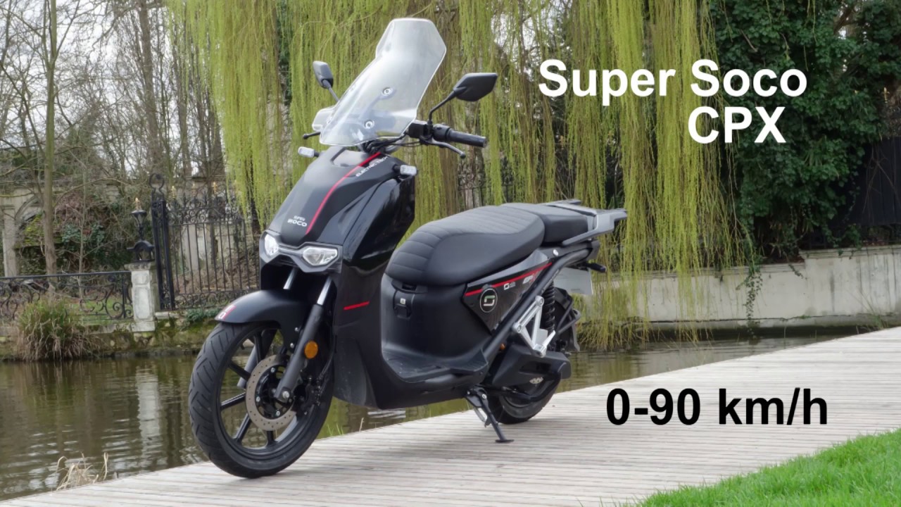 The Super Soco CPX Is the Fastest and Most Accessible e-Scooter ...
