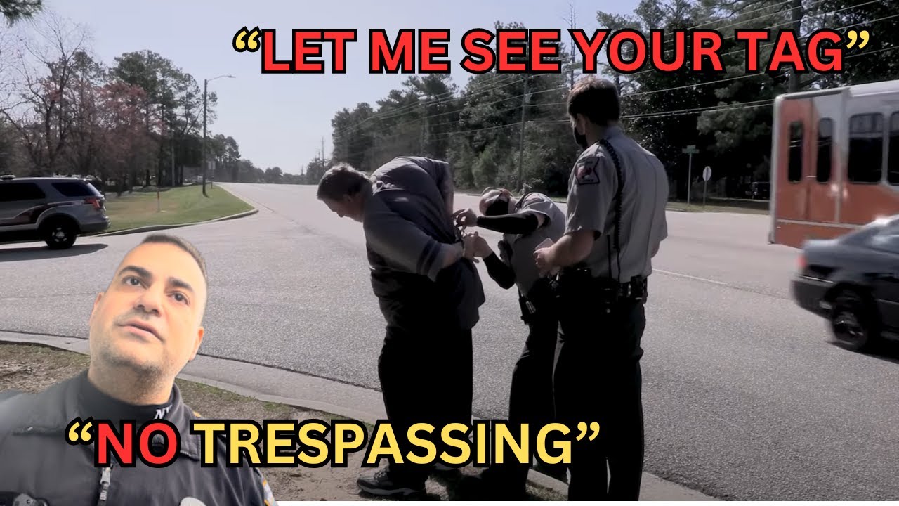 “You’re trespassing” LEAVE NOW!!