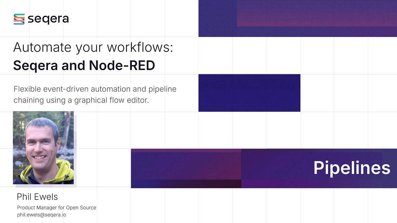 Node-RED + Seqera: Launching and Monitoring Pipelines