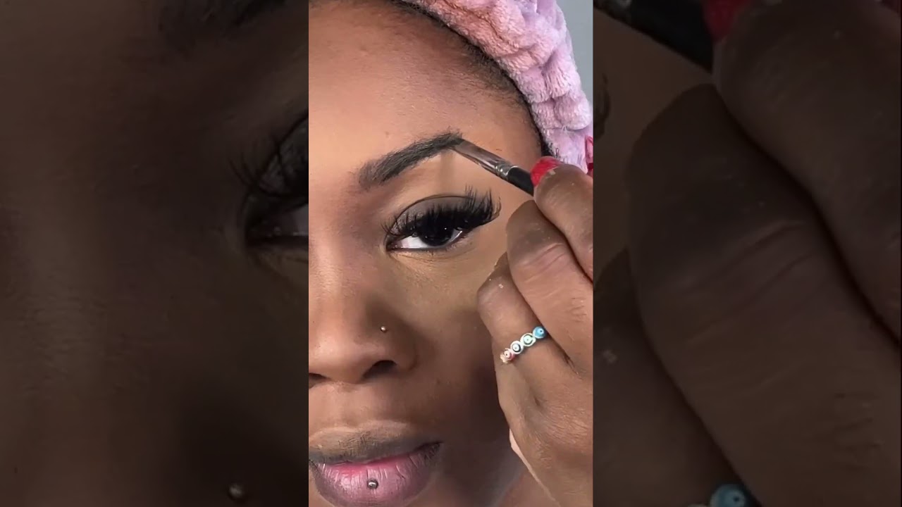 How to achieve the straight eyebrow look quick tutorial