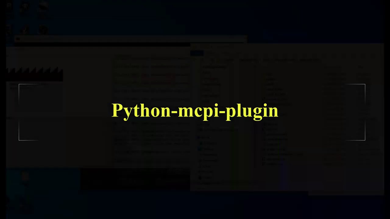 demo how to use python mcpi plugin