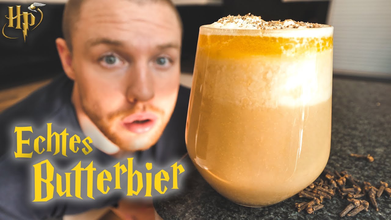 Wie schmeckt BUTTERBIER von HARRY POTTER? Butterbier Rezept