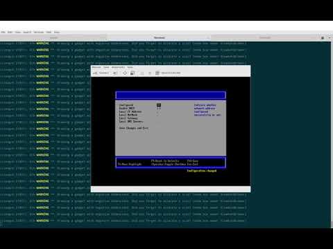 OVMF default UEFI BIOS setup menu