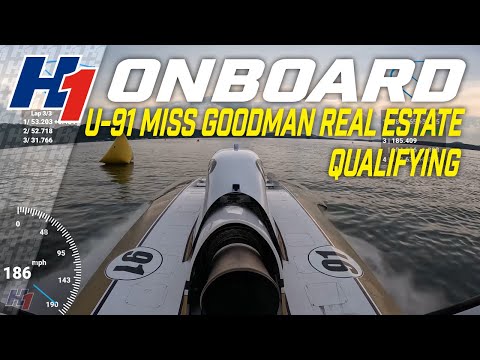 2025 Guntersville Hydrofest Qualifying: U-91 Miss Goodman Real Estate