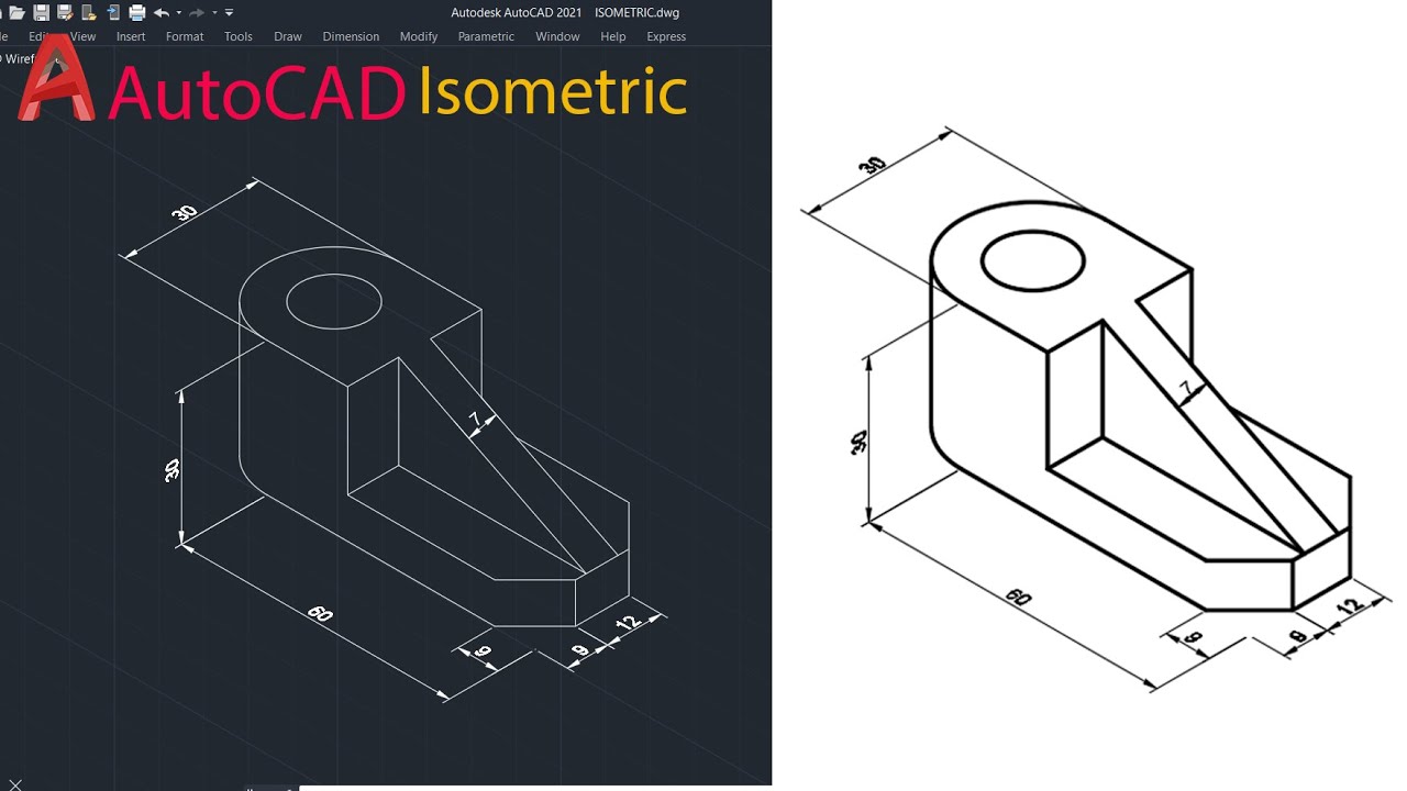Gambar isometric | Autocad Isometric