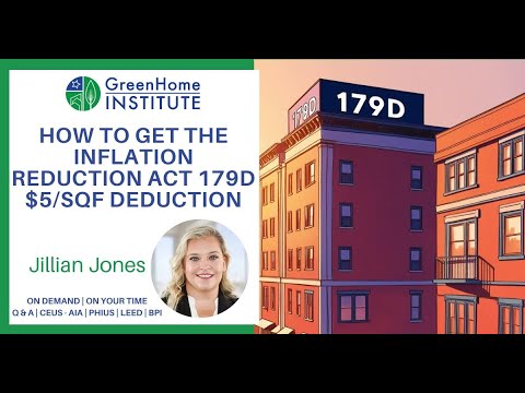 How to get the Inflation Reduction Act 179D $5/SqF Deduction