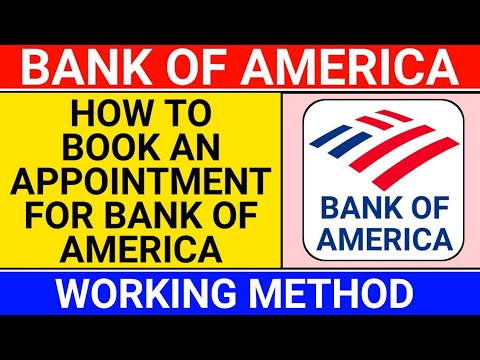 how to book an appointment for bank of america | bank of america appointment
