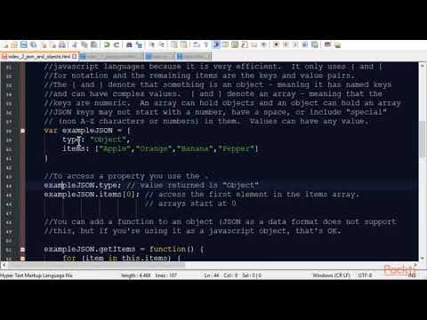 Learn Real World java script Pro Level Techniques Understanding the JSON Format | packtpub com ...