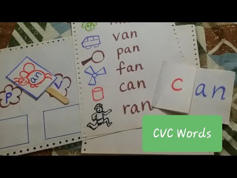 How to teach CVC words easily | Activities for CVC words for Pre-schoolers