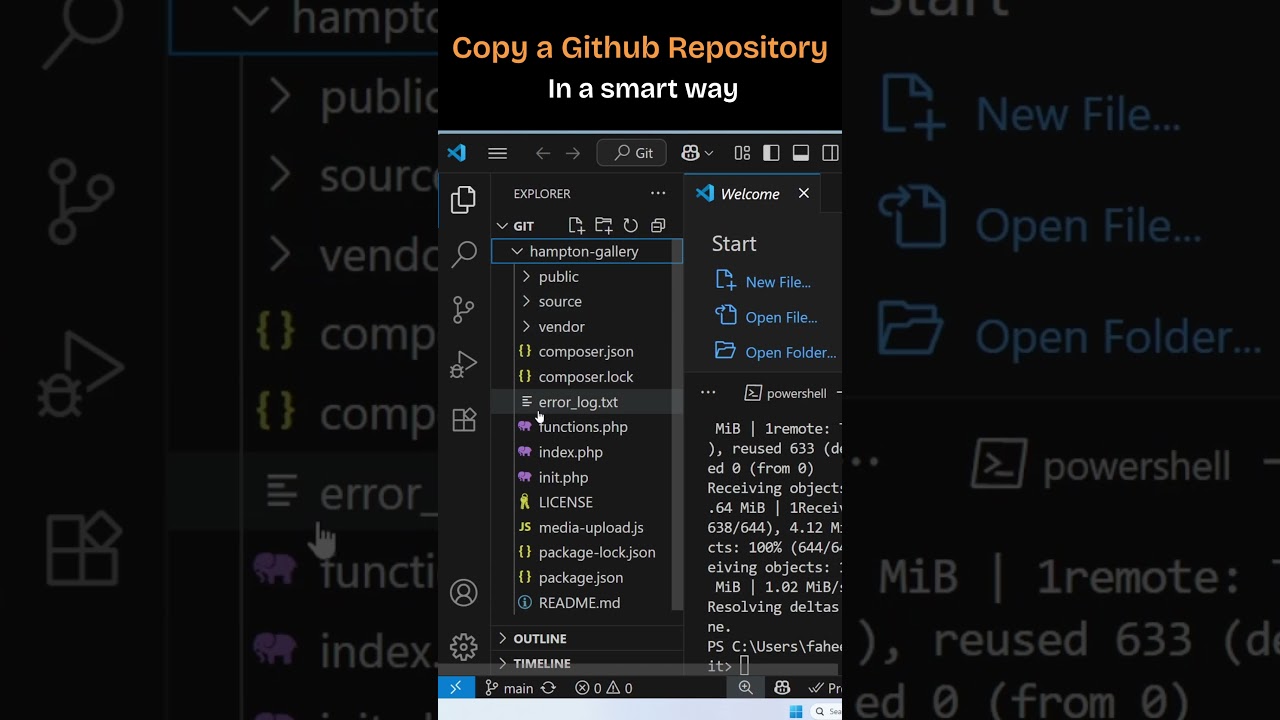 How to Copy Github Repository in Smart Way