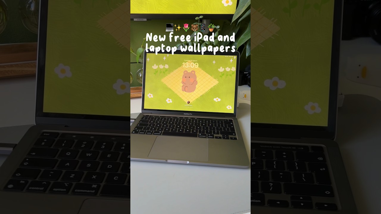 Download these cute wallpapers on my website from the Freebies Vault ✨🌷#wallpapers #ipad #ipadtips