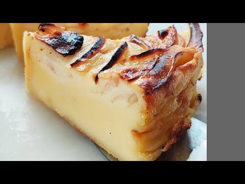 French Custard pie with apples