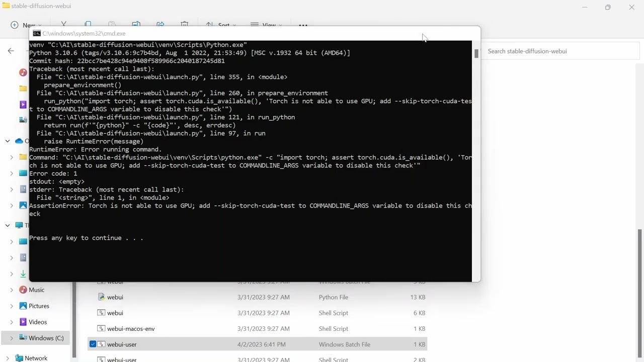 Mastering Stable Diffusion: Common Errors and Easy Fixes