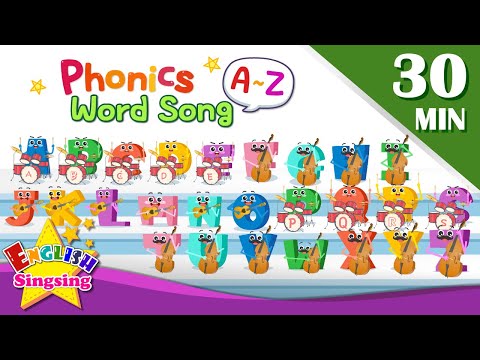 English Phonics word song | Learn English for Kids | Collection of Kindergarten Songs
