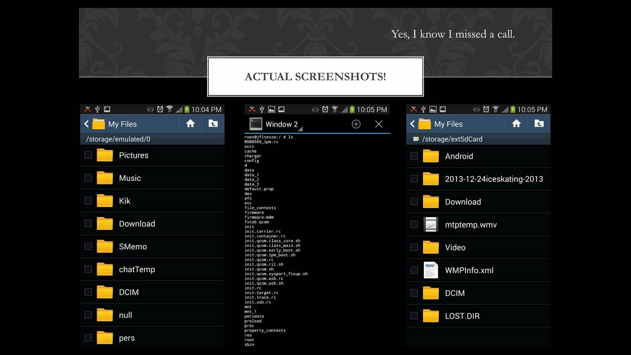 Basics of the Android File System w/ Data Extraction