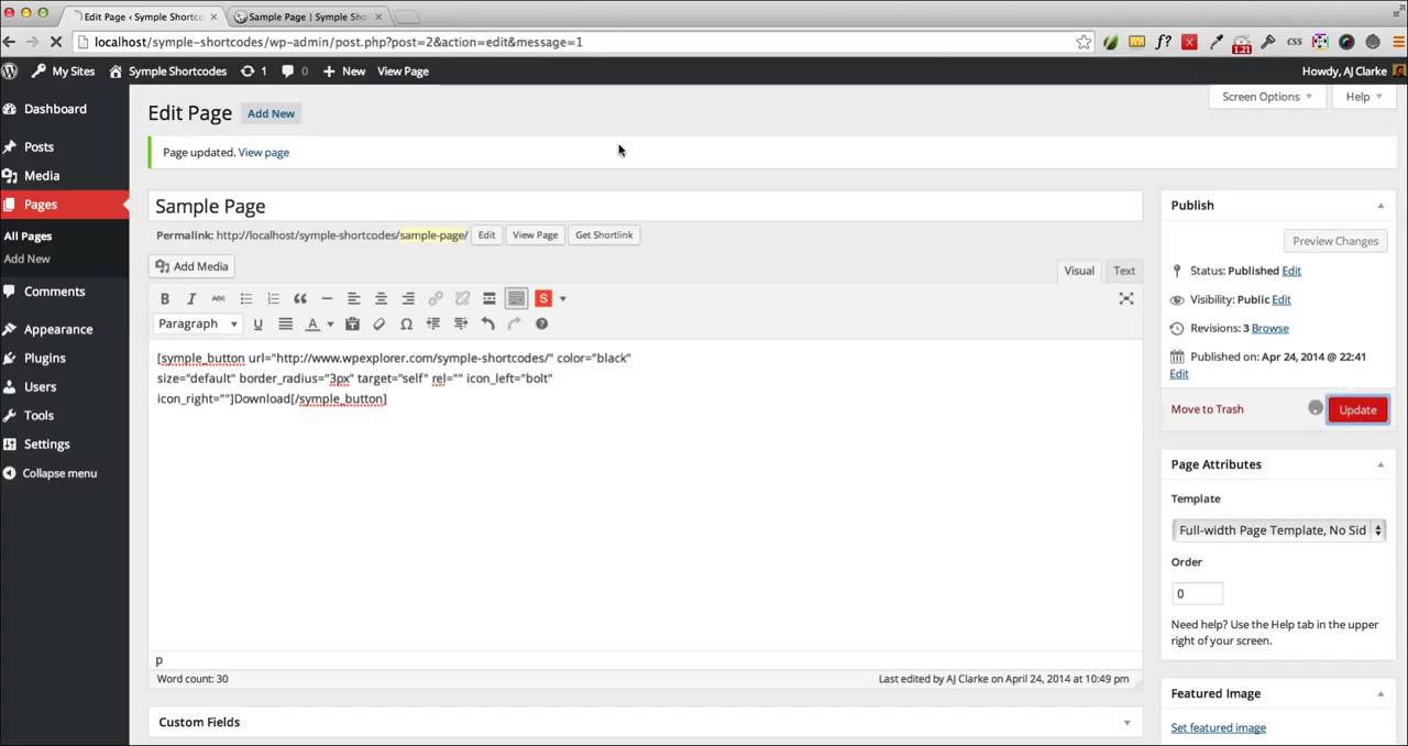 Symple Shortcodes WordPress Plugin