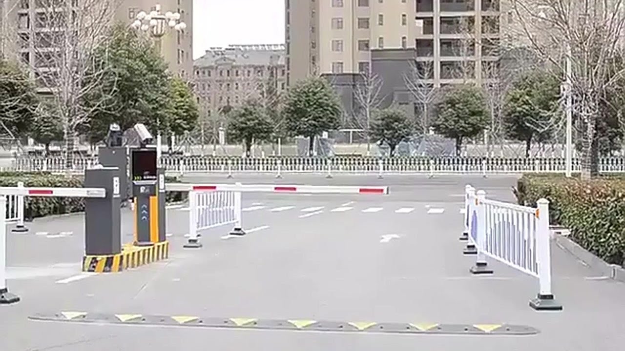 Car Parking Management Barrier Gate Automatic Boom Barrier Gate System.