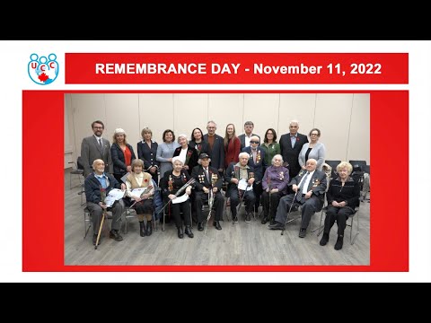 REMEMBRANCE DAY - November 11, 2022