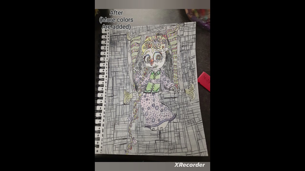 drawing random characters: rapunzel from tangled(read desc)