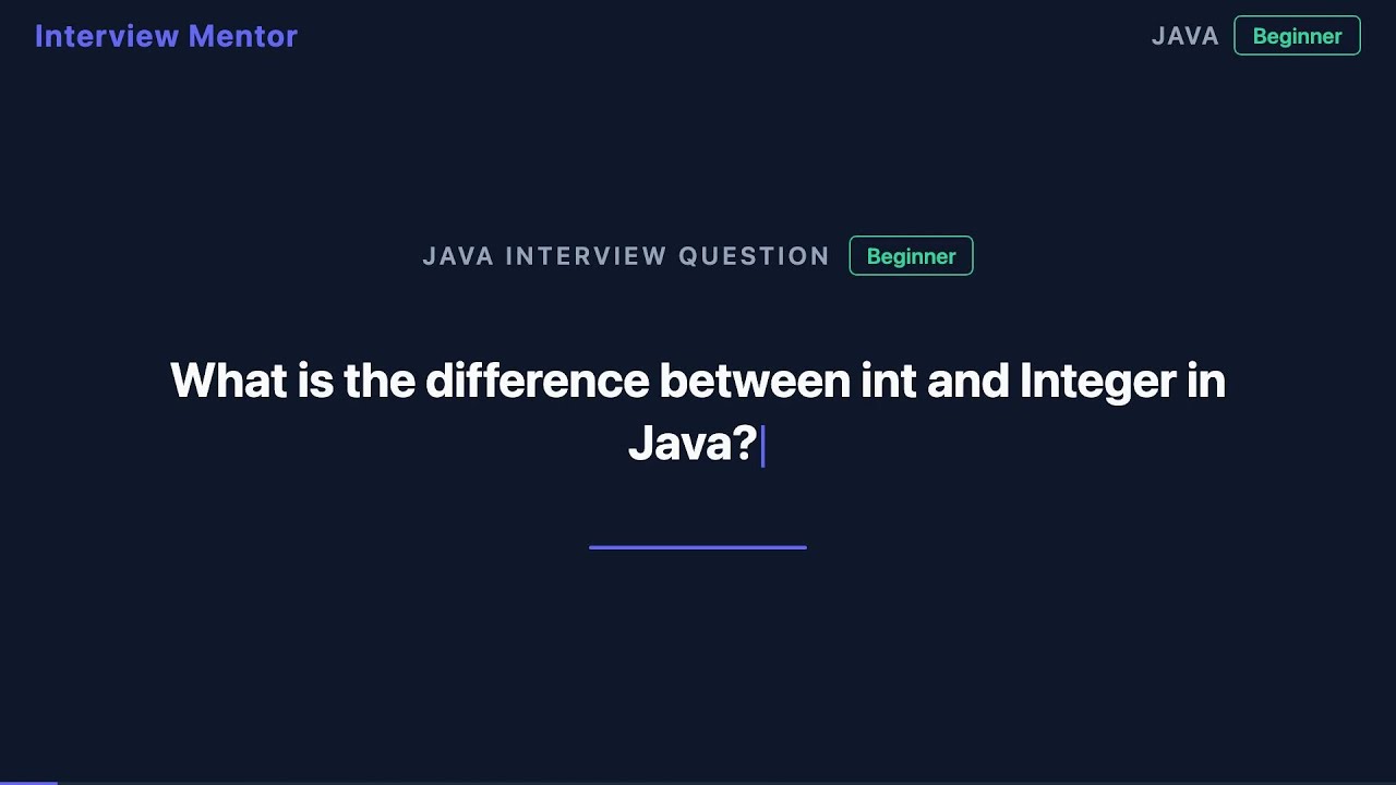 int vs Integer in Java: When to Use Each