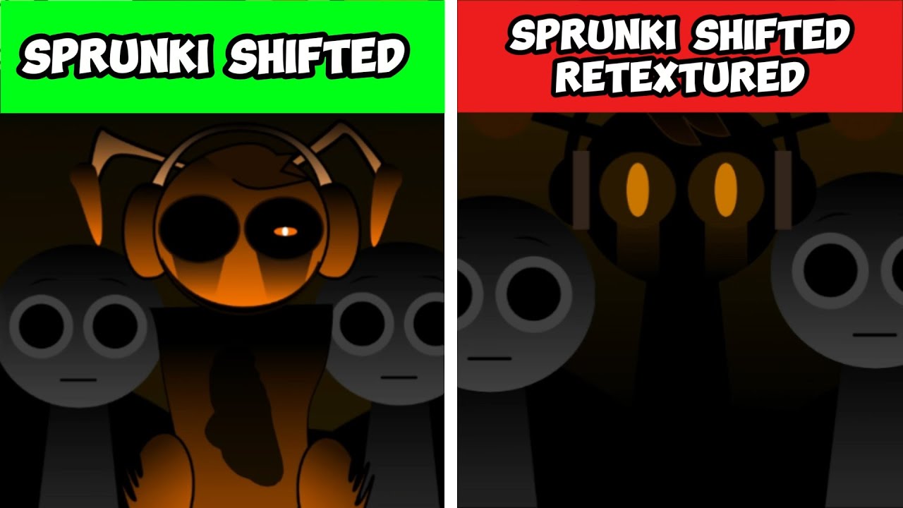 Incredibox Sprunki Shifted vs. Sprunki Shifted Retextured