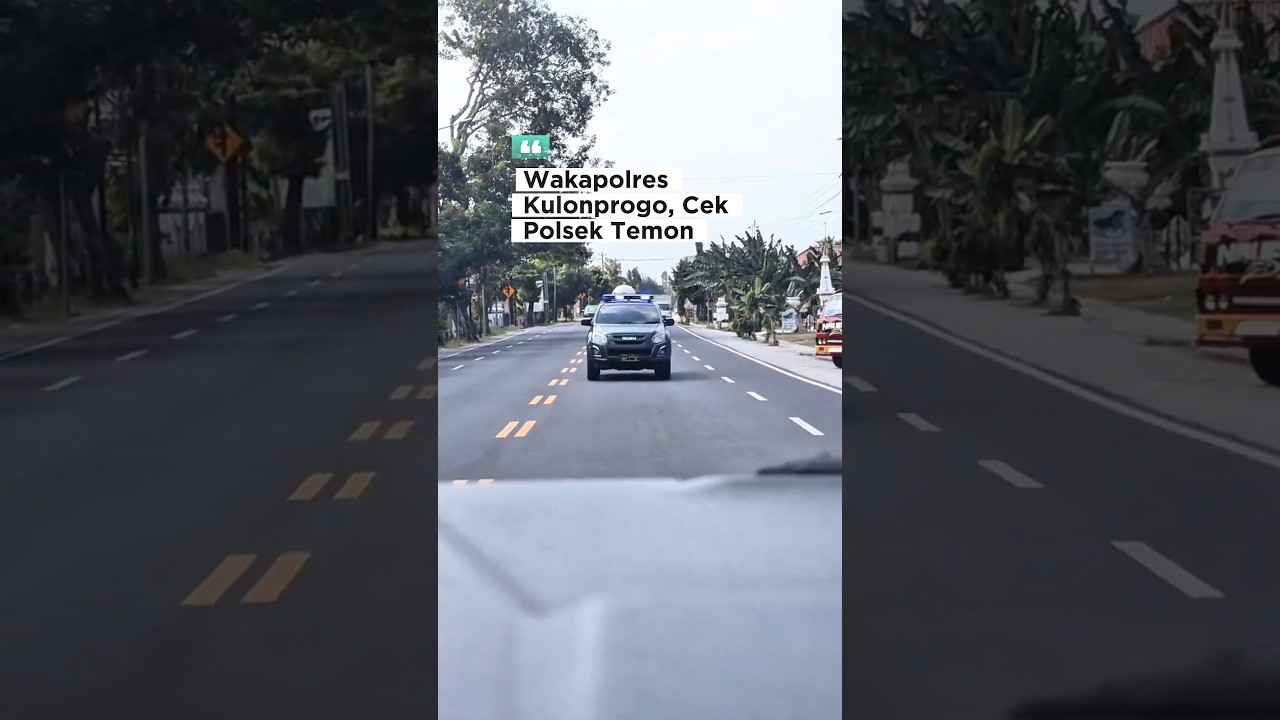 Kulonprogo Deputy Police Chief, Commissioner Amalia N., conducted a check at the Temon Police Sta...